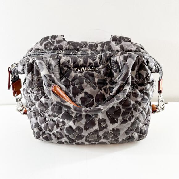 MZ Wallace | Bags | Mz Wallace Small Animal Leopard Print Sutton Tote ...